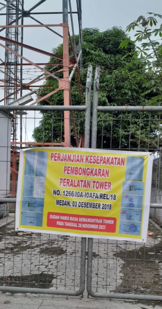 Warga Jalan Abri Panyabungan II Minta Tower Indosat Segera Dibongkar ...